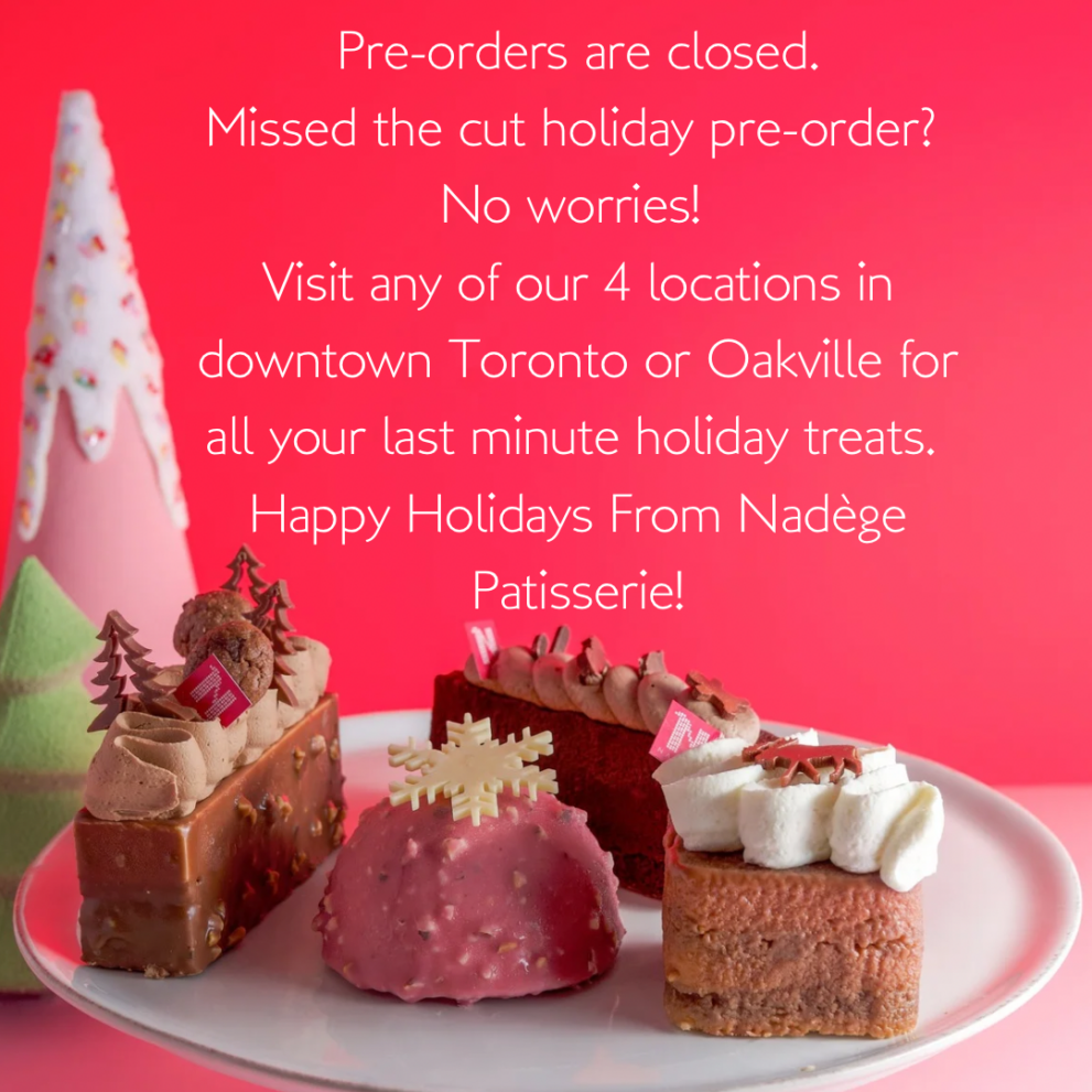 Individual Cakes - Nadège Patisserie